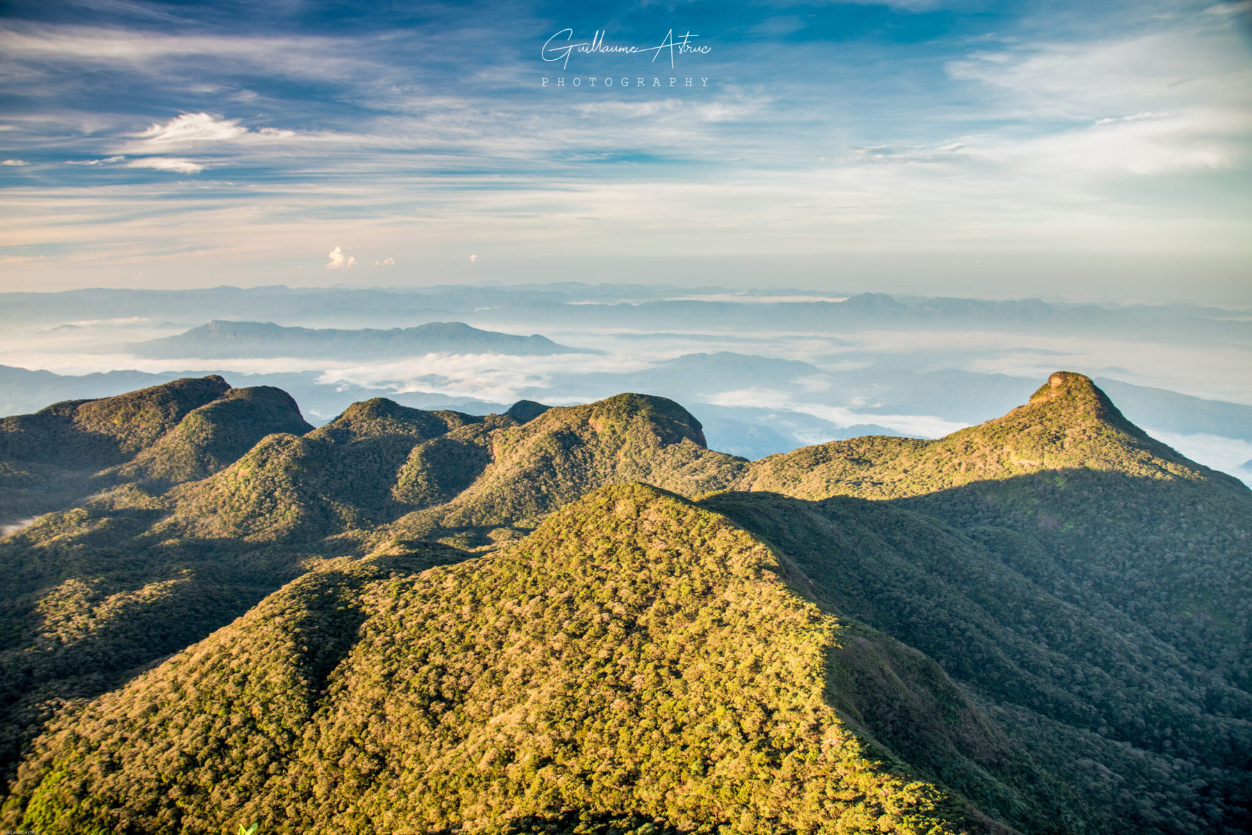 Vue depuis Adam's Peak, Sri Lanka - Guillaume Astruc Photography